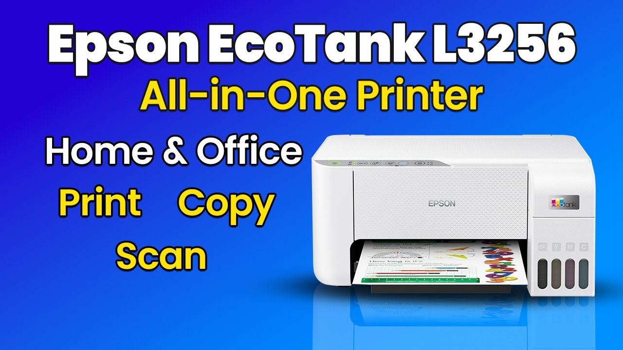 Epson EcoTank L3256: Comprehensive Review – Print, Copy, Scan, and More!