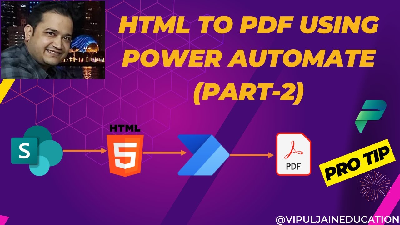 Power Automate: Convert HTML to PDF from SharePoint Easily