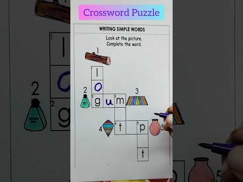 Crossword Puzzle #crossword #puzzle #english #shorts