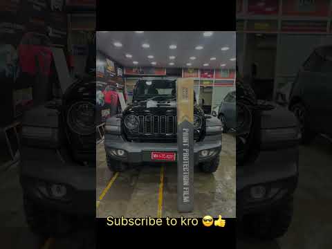 JEEP RUBICON BLACK protect with ANEX GARD PPF at Xpert detailing studio Kandivali West #carppffilm