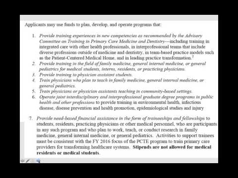 HRSA 2016 Grant Opportunity