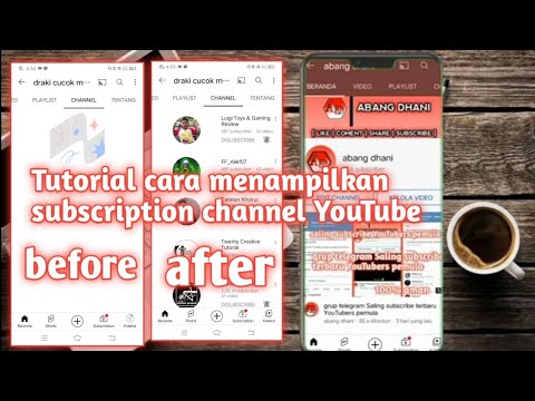 Tutorial cara menampilkan subscription atau menyembunyikan subscription di channel YouTube