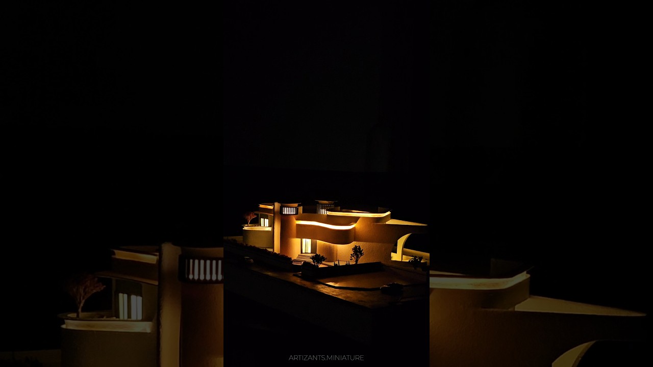 Architecture model making- NISHAD AND HASEENA RESIDENCE, SHARJAH