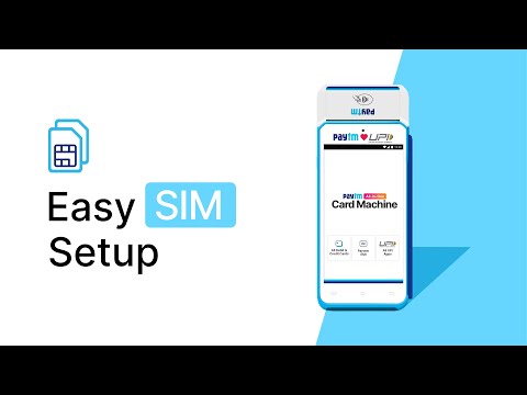 How to Insert SIM Card in the DX8000 Paytm Card Machine