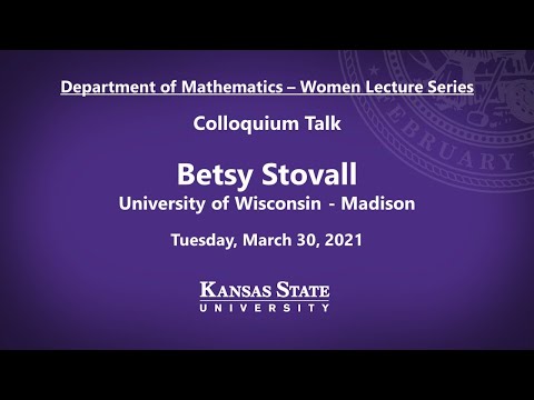 Colloquium Talk - K-State Women Lecture Series