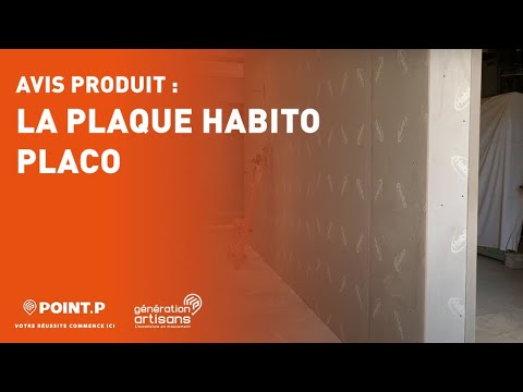 Plaque de plâtre Habito Hydro 13 120/260 - 2600x1200 m - PLACO