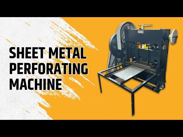 Perforating Machine - Sheet Metal Perforating Machine Manufacturer from ...