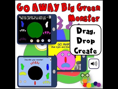 Go Away Big Green Monster - Drag, Drop, Create - Kids Club English