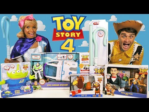 Opening Toy Story 4 Toys with Bo Peep & Woody ! || Toy Review || Konas2002