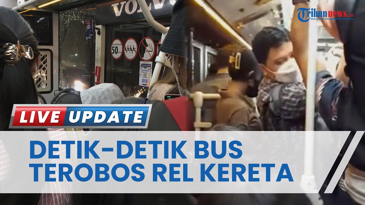 Kesaksian Petugas JPL Kereta Lihat Bus Terobos Rel Kereta: Sirine Sudah ...