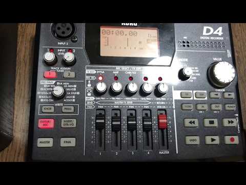 Korg D4 four-track digital recorder with Function check video | Reverb