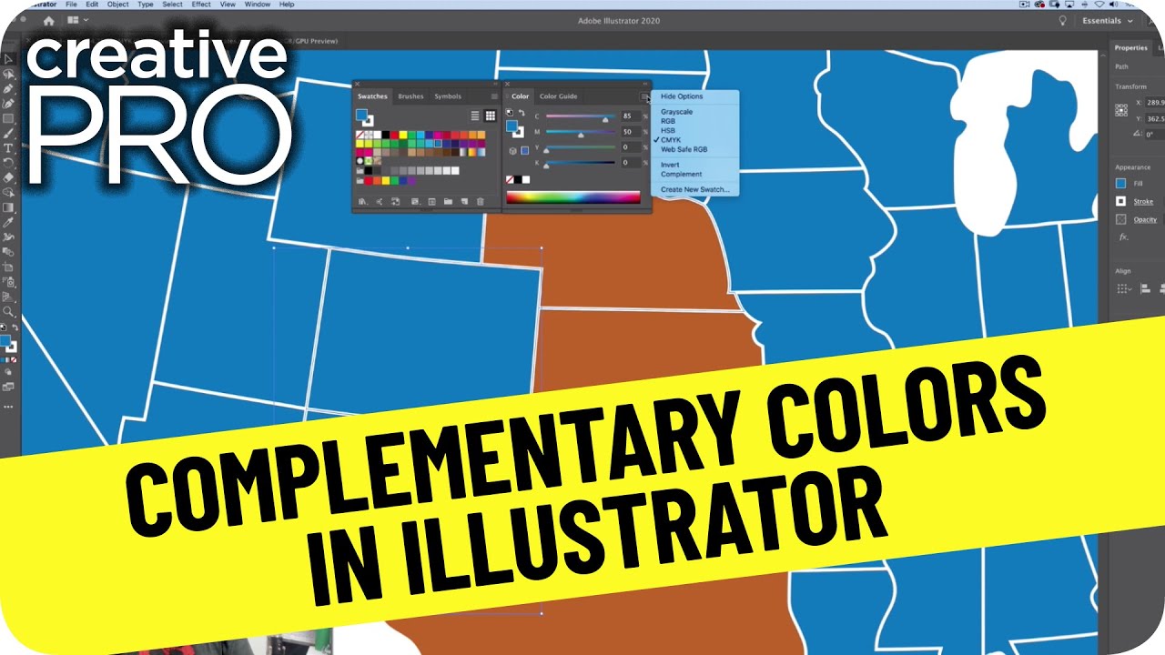 Quick Complementary Colors in Illustrator ft. Mark Heaps // CreativePro Tutorial