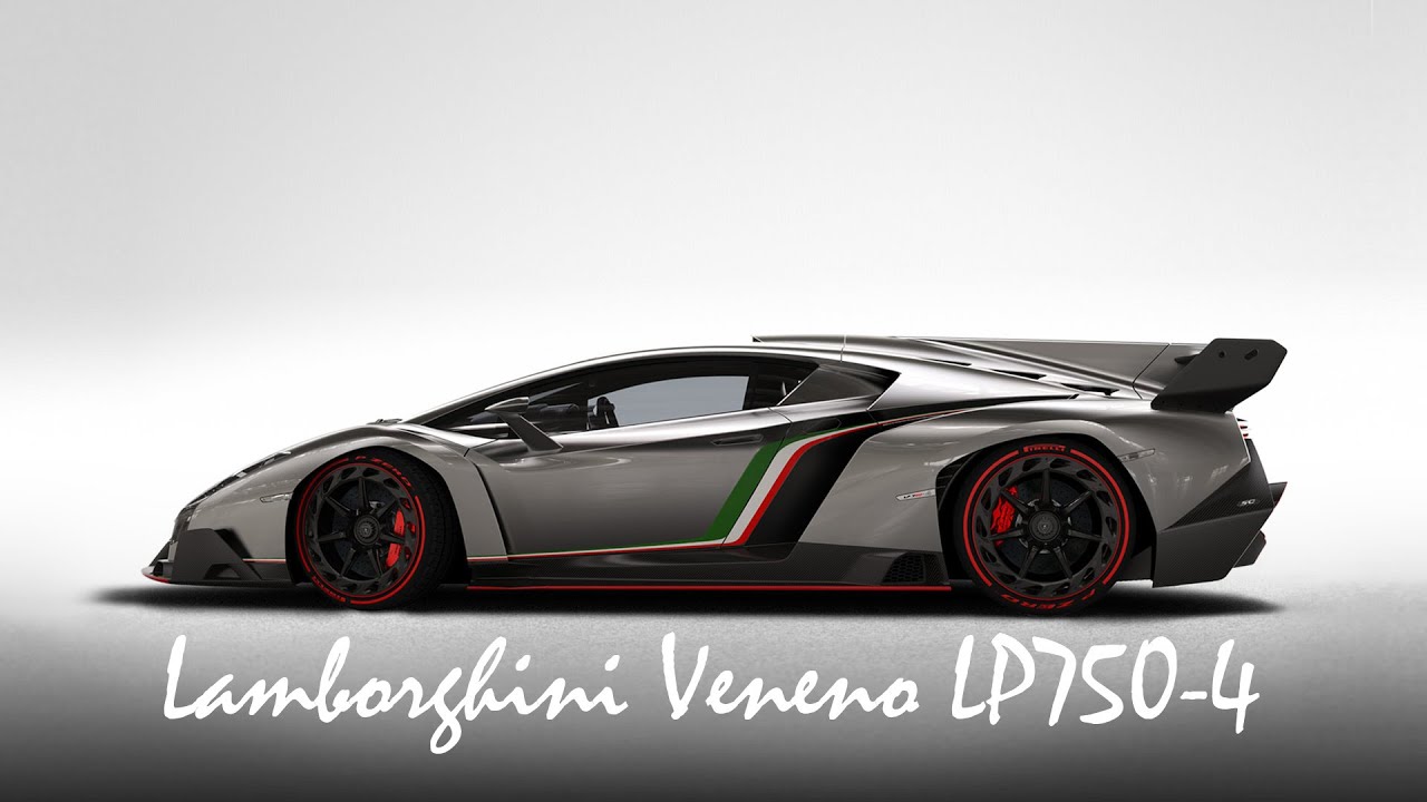 Lamborghini Veneno LP750-4 - Top speed: 221 mph (355.6km/h)