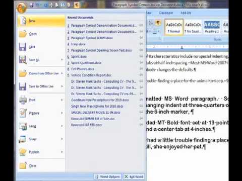 Microsoft Word's Paragraph Symbol: The Key to Understanding Powerful Formatting in Word Documents