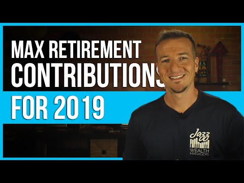 Max retirement contributions 2019.