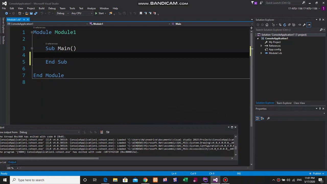 How to create Multiplication Table with For Next Loop in Visual Basic.Net