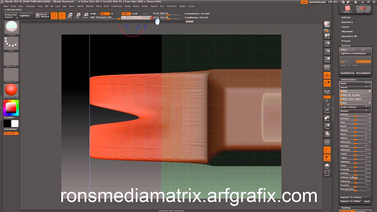 How to Make a Hammer with ZBrush.