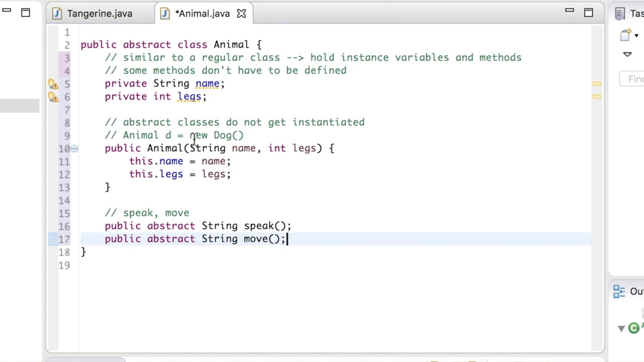 AP CompSci Video 7: Abstract Classes and Interfaces