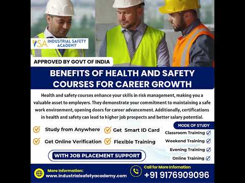 Benefits of Health and Safety Courses for Career Growth? - Industrial Safety Academy