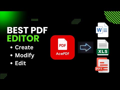 All-in-one PDF editor, converter, creator, reader and manager for all your PDF solutions | AcePDF