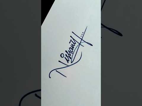 Nishanth , #signature #artist #handwriting #viral #youtubeshorts #ytshorts #style #shorts