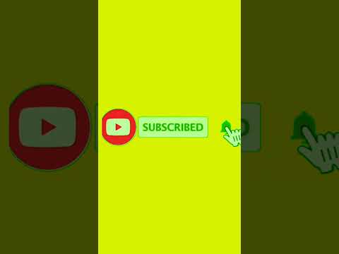 New Green Screen Subscribe button free
