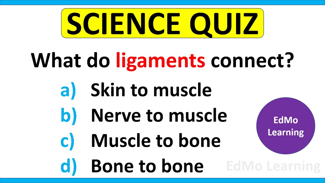 SCIENCE QUIZ: Test your knowledge of Human Body Systems! (Multiple Choice with Answers)