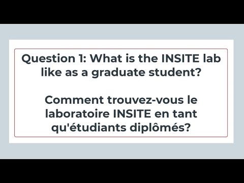 What's the INSITE Lab Like as a Grad Student?
