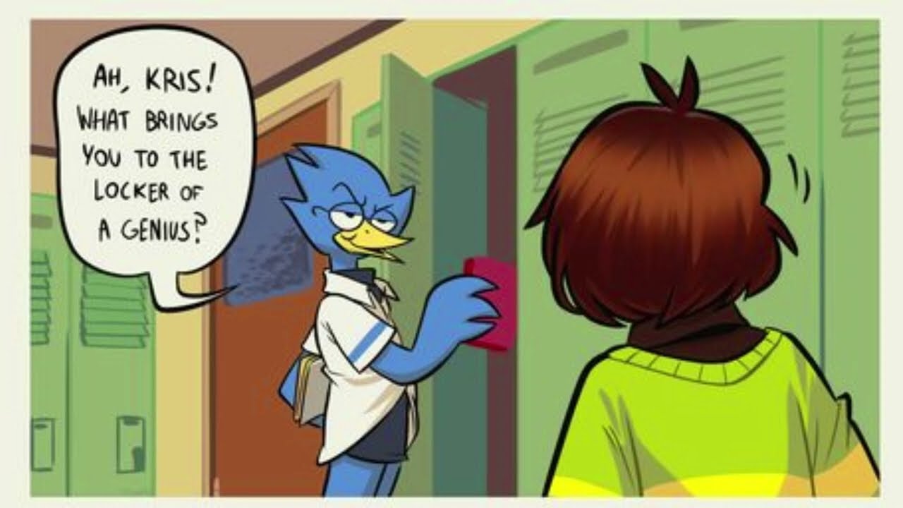 Kris Gives Berdly a Gift! Deltarune Comic Dub!