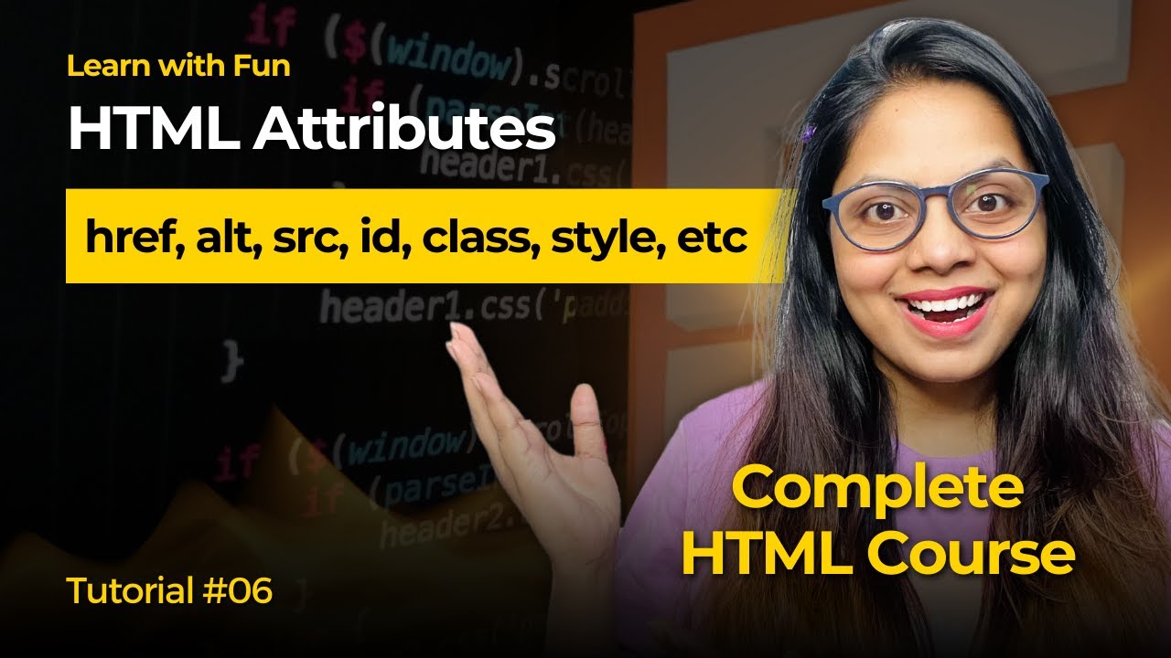 HTML Attributes in Hindi🔥 | HTML Tutorial for Beginners #6