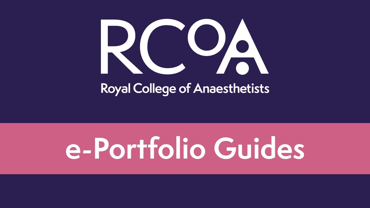 RCoA e-Portfolio Guide: Library and Activities