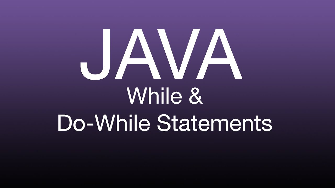 Java made Simple: While Loop Tutorial