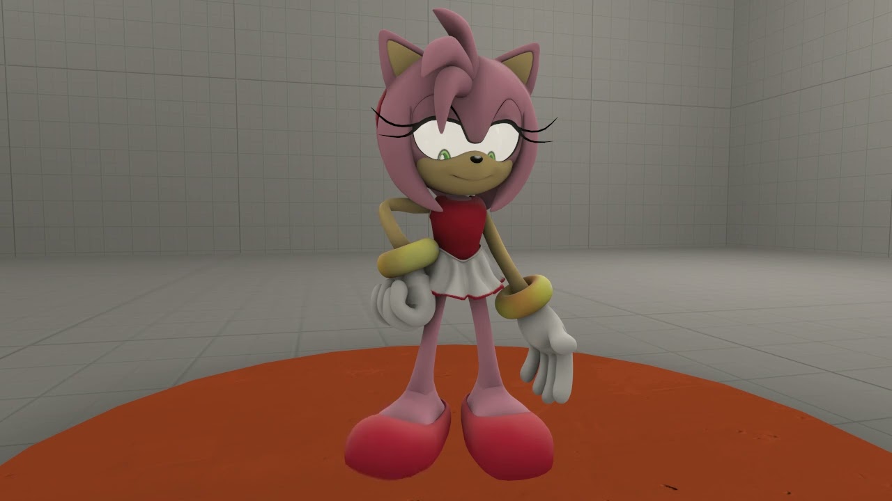 Amy Rose (Gymnastics) Tapping her Foot [SFM]