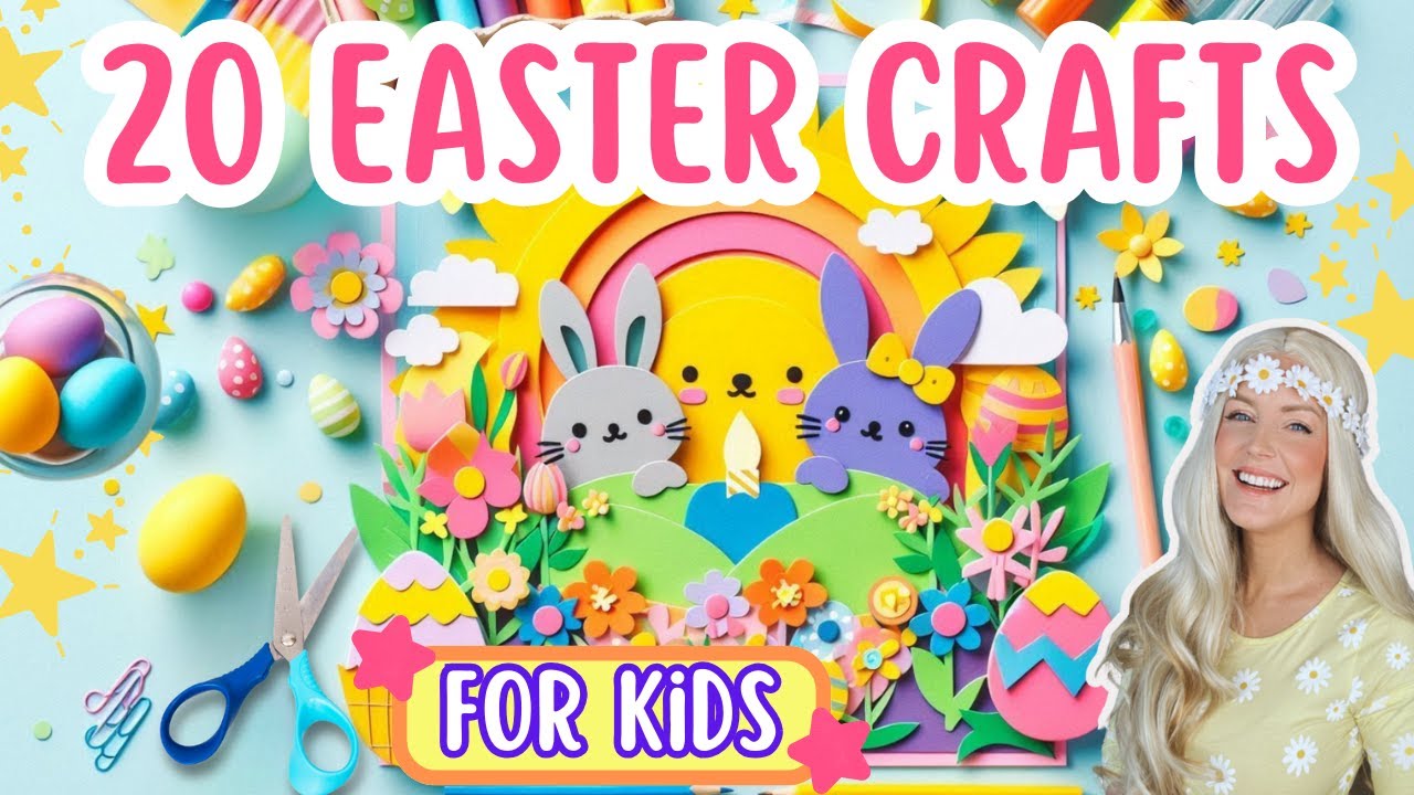🌸Top 20 Easter Crafts for Kids! Fun & Easy DIY Easter Craft Ideas with Miss Daisy🐰🎨