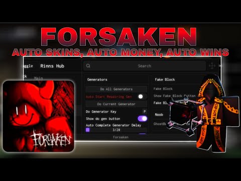 [👹] Forsaken Script OP | Auto Skins + Auto Credits + Auto Wins - Roblox Scripts