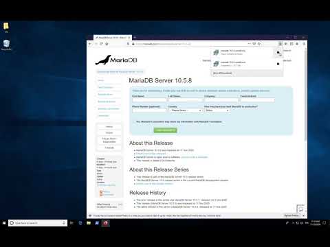 Casual database - Install MariaDB under 5 min (windows)