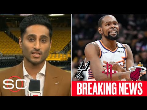 ESPN breaks down Suns superstar Kevin Durant preferred trade destinations to Spurs, Rockets or Heat