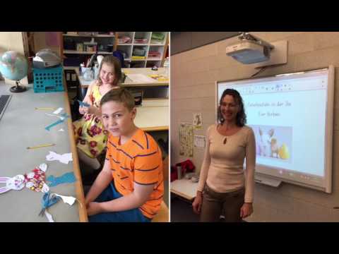 Osterbasteln in der DSW Grundschule 2017