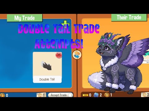Trade Attempts For Double Tail 2025! | Animal Jam Play Wild |