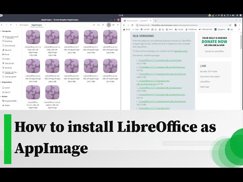 How to install LibreOffice as AppImage