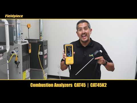 Fieldpiece Instruments CAT45 and CAT85 Combustion Analyzer Introduction