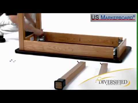 How to Assemble a Diversified Woodcrafts Science Table - US Markerboard