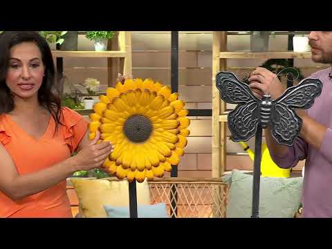 Bernini Decorative Hose Holder Stake on QVC