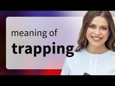 Trapping — meaning of TRAPPING