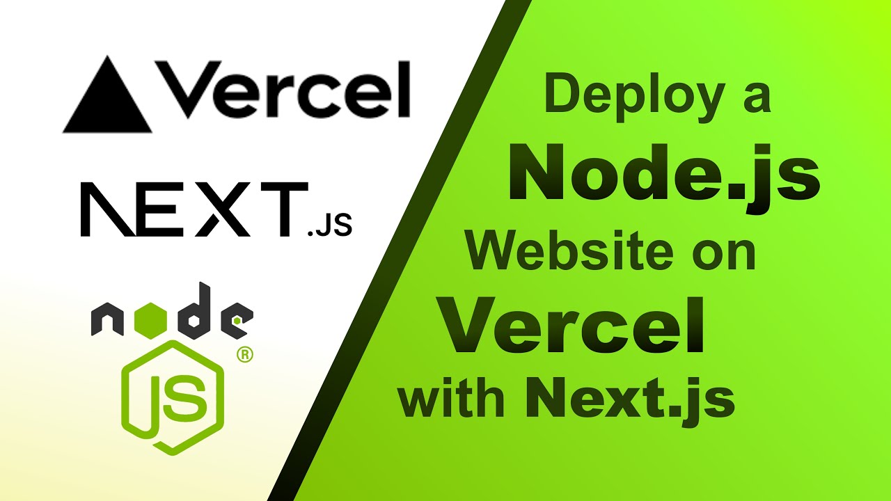 Deploy a Node.js Website on Vercel with Next.js