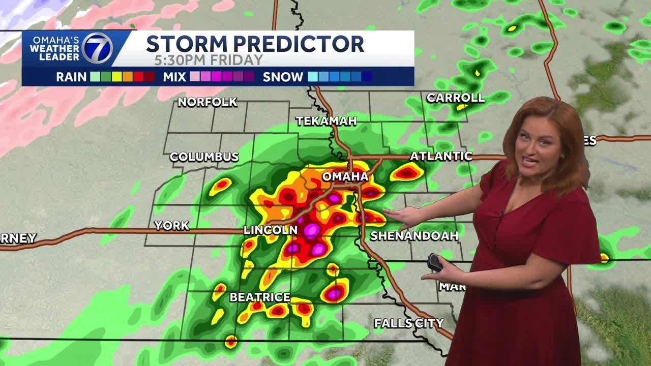 Severe storms possible Friday for Omaha area