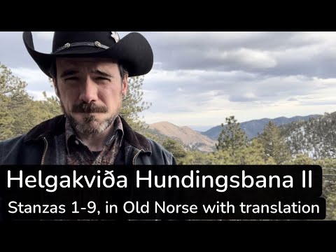 Helgakviða Hundingsbana II, st. 1-9 (in Old Norse, with translation)