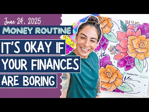 Money Routine | Boring Finances + Cash Envelope Method
