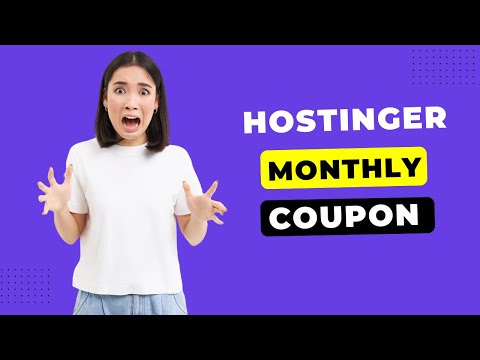 Hostinger Coupon Code 2025 | One Month Plan