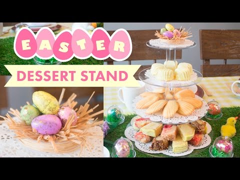 Easter Brunch Dessert Stand | BalsaCircle.com